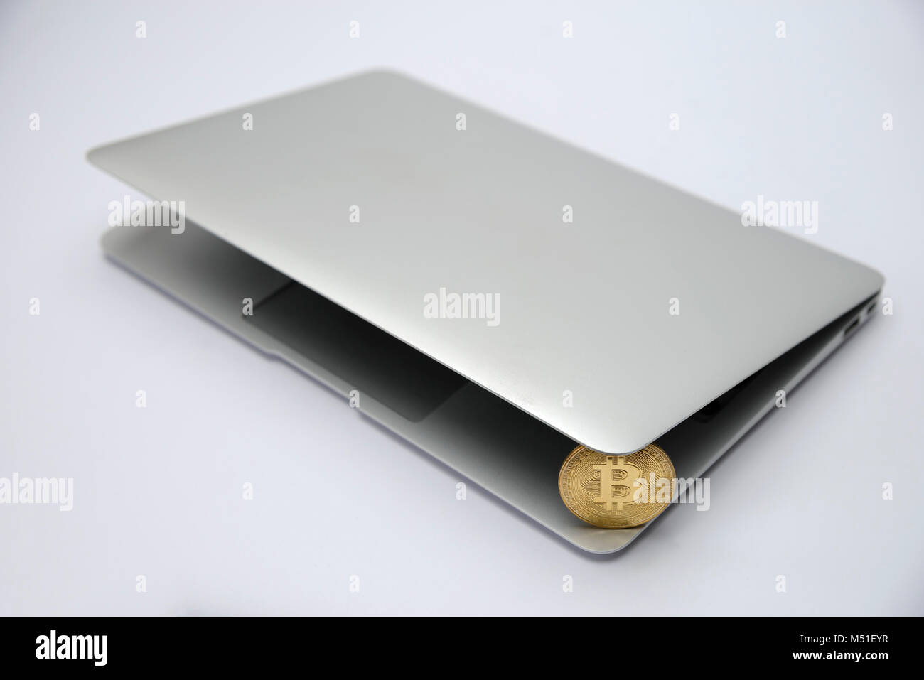 Cryptocurrency bitcoin token coins hi-res stock photography and images ...