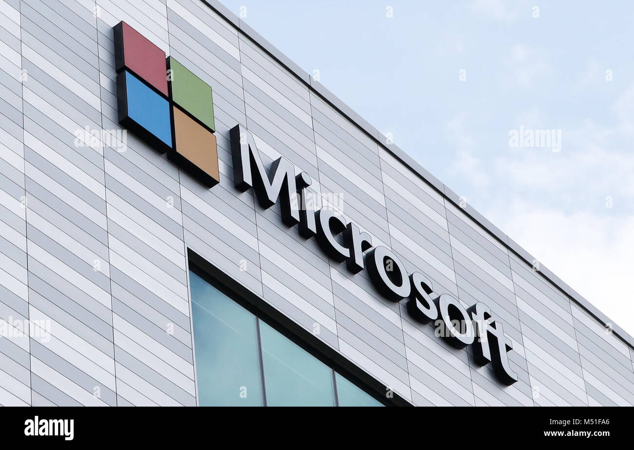 Microsoft's new offices at South County Business Park in Leopardstown ...