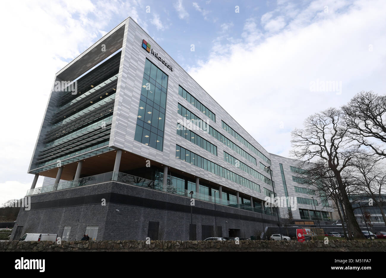 Microsoft's new offices at South County Business Park in Leopardstown ...
