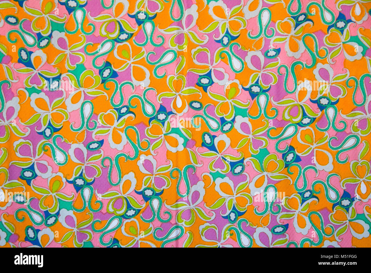 Detail of vintage fabric pattern Stock Photo - Alamy