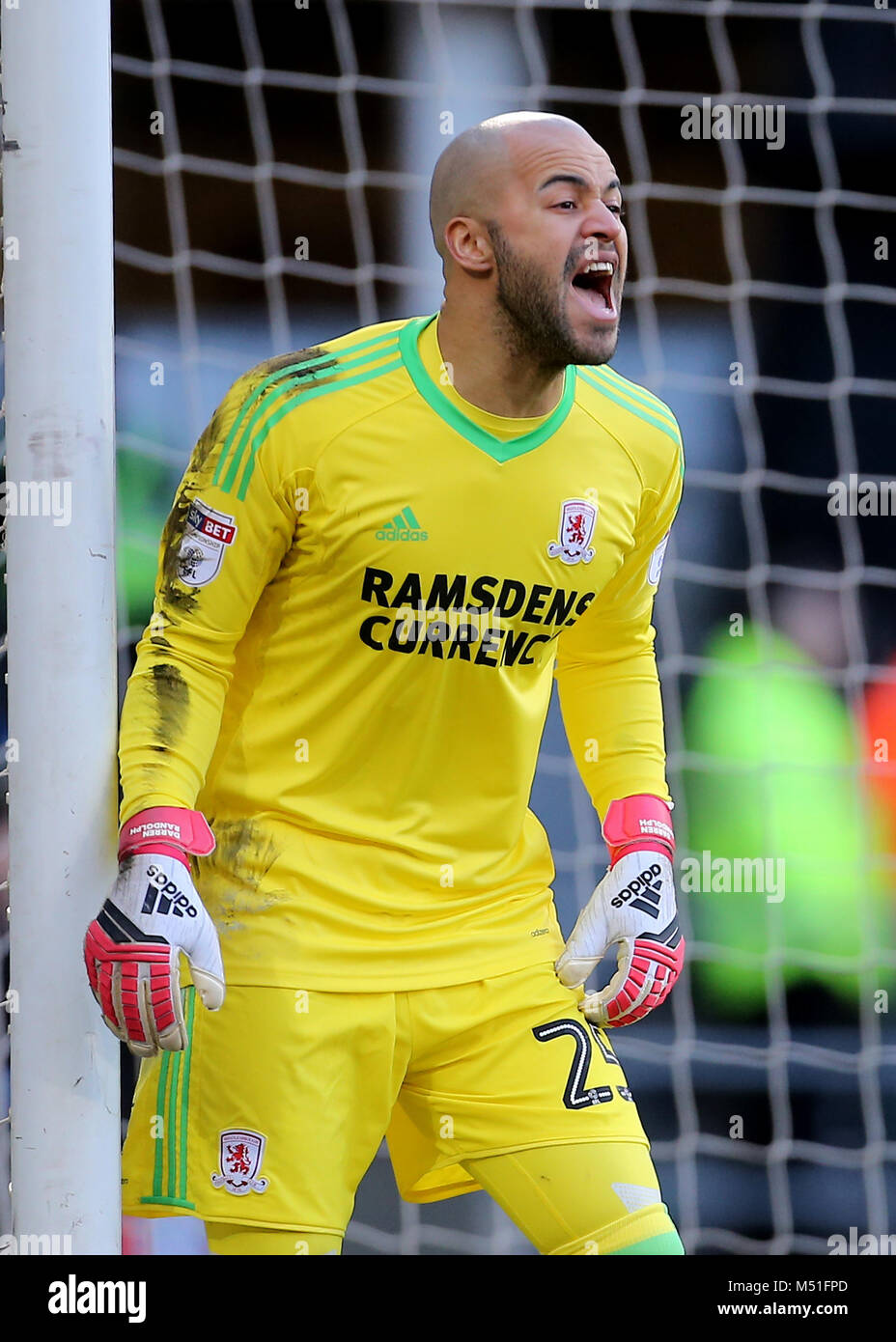 Middlesbrough Goalkeeper Darren Randolph Stock Photo - Alamy