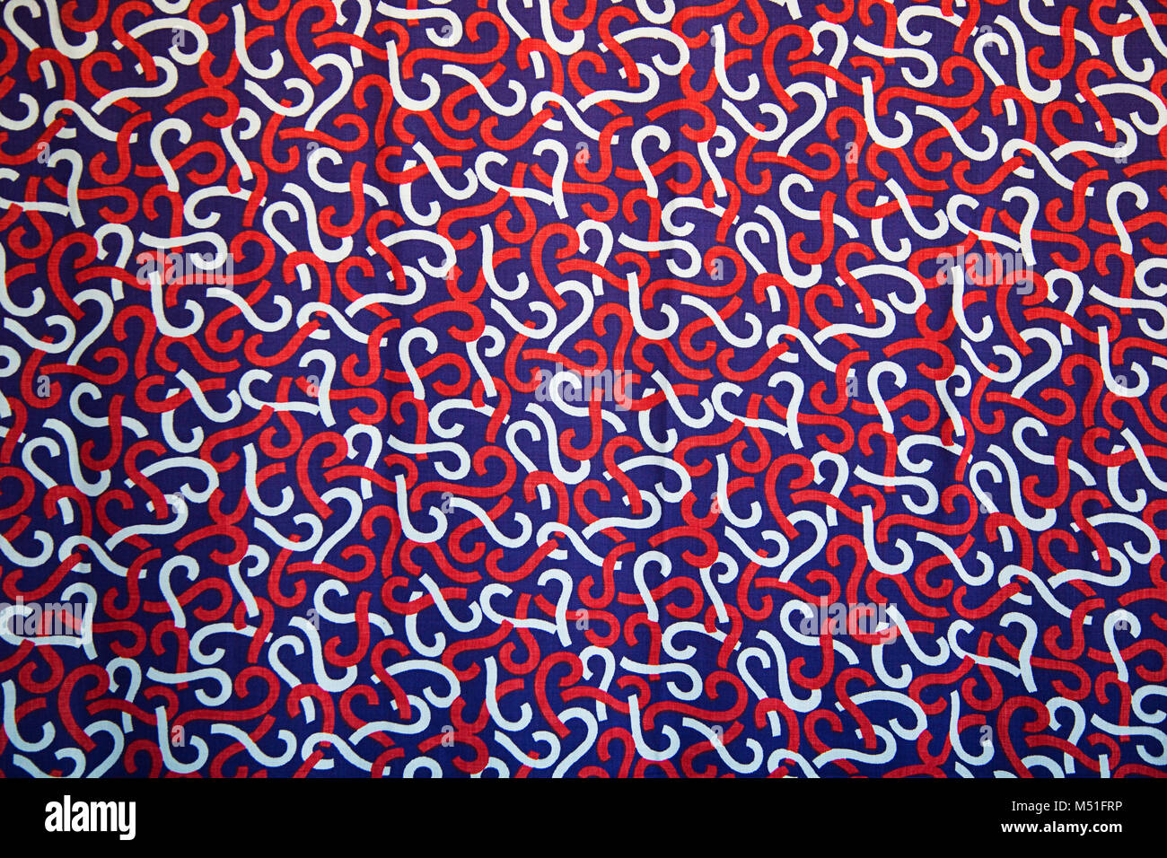 Detail of vintage fabric pattern Stock Photo - Alamy