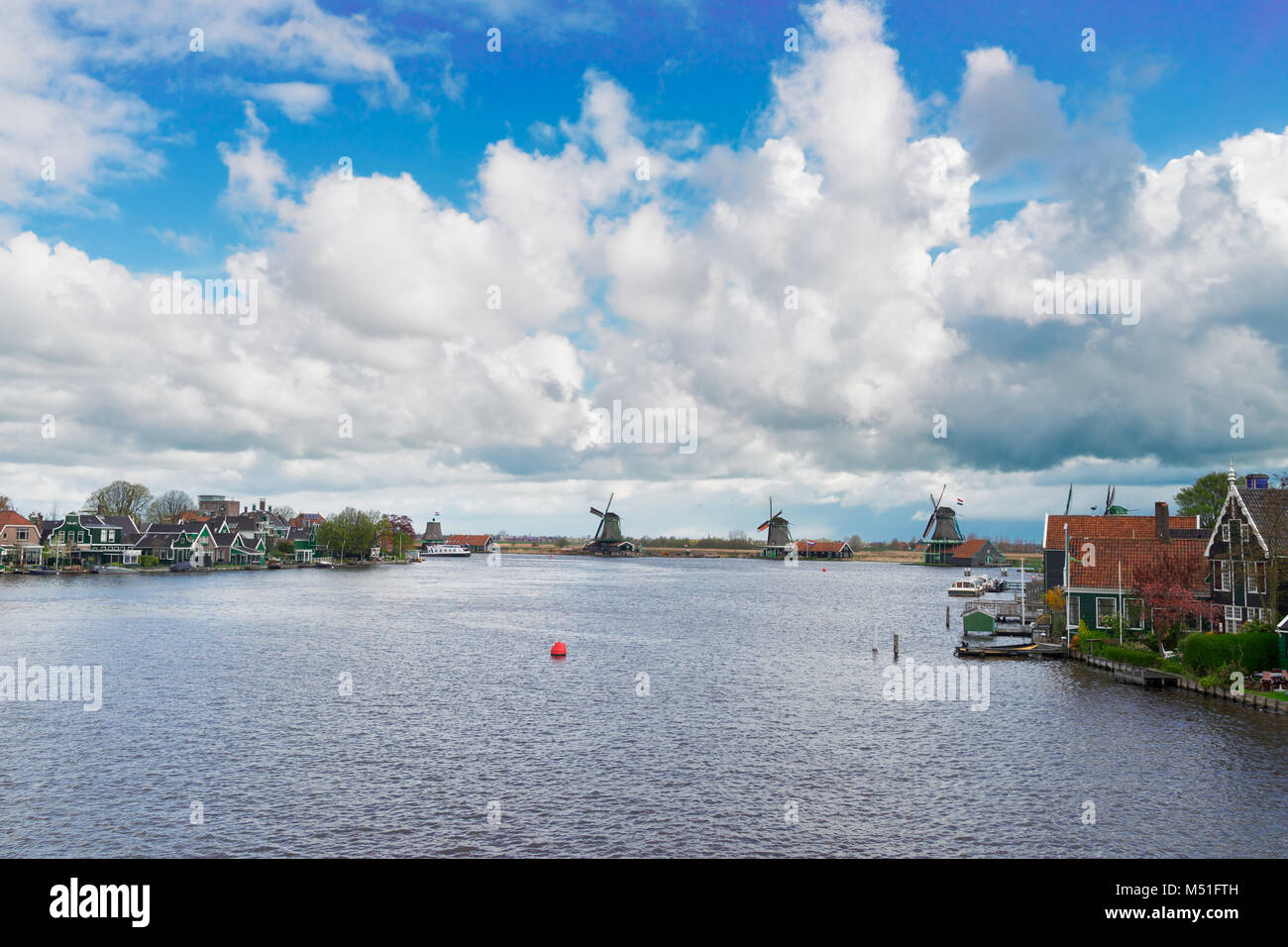 Dutch wind mills Stock Photo - Alamy