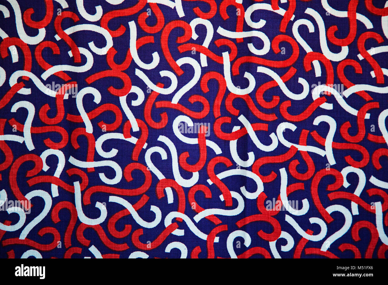 Detail of vintage fabric pattern Stock Photo - Alamy