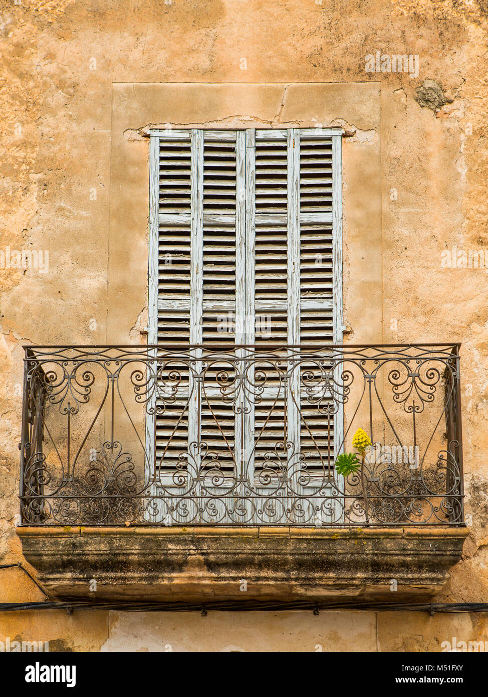 mediterranean balcony Majorca Stock Photo - Alamy