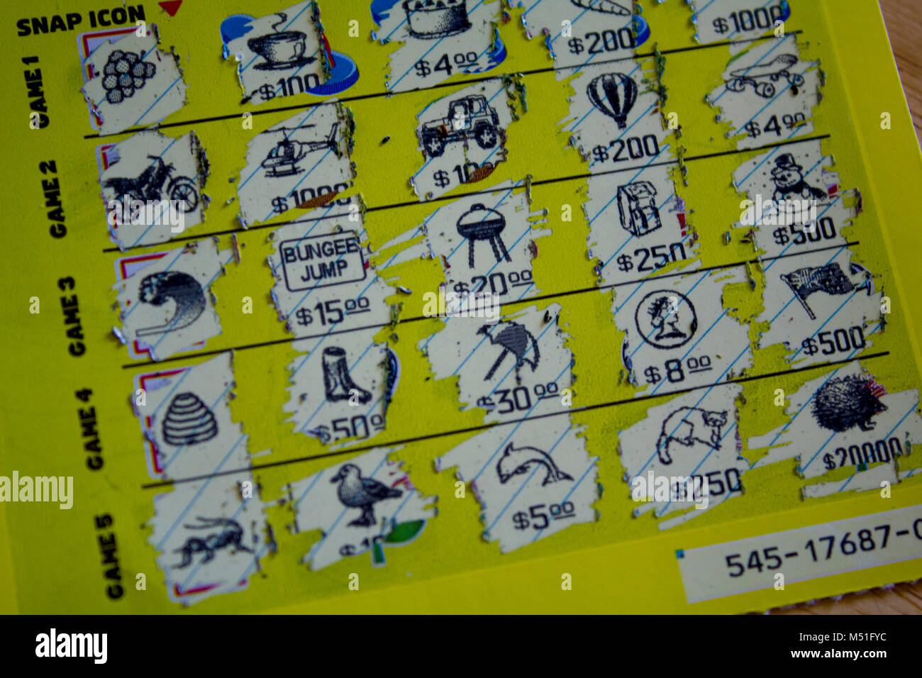 Scratch tickets hi-res stock photography and images - Alamy