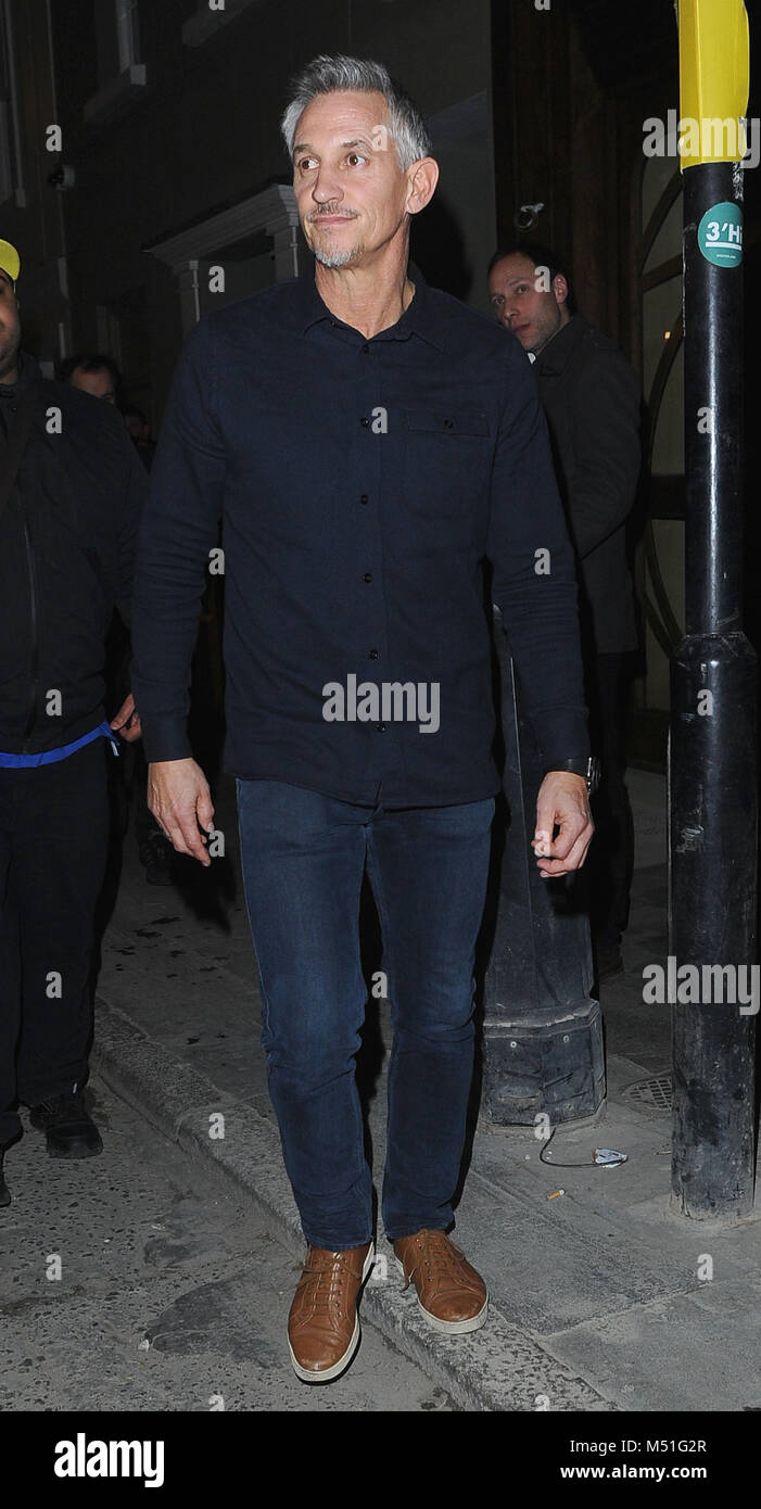 Soho House VIP relaunch party Featuring: Gary Lineker Where: London ...