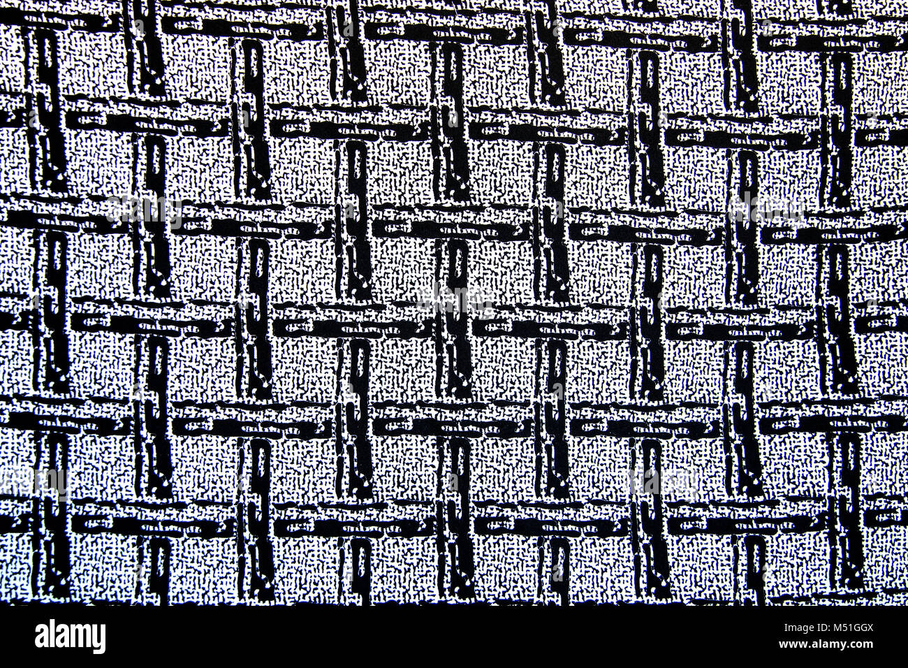 Detail of vintage fabric pattern Stock Photo - Alamy