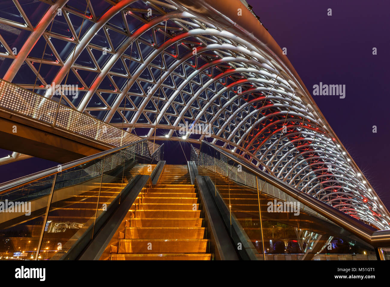 Glass Bridge in Tbilisi Stock Photo - Alamy