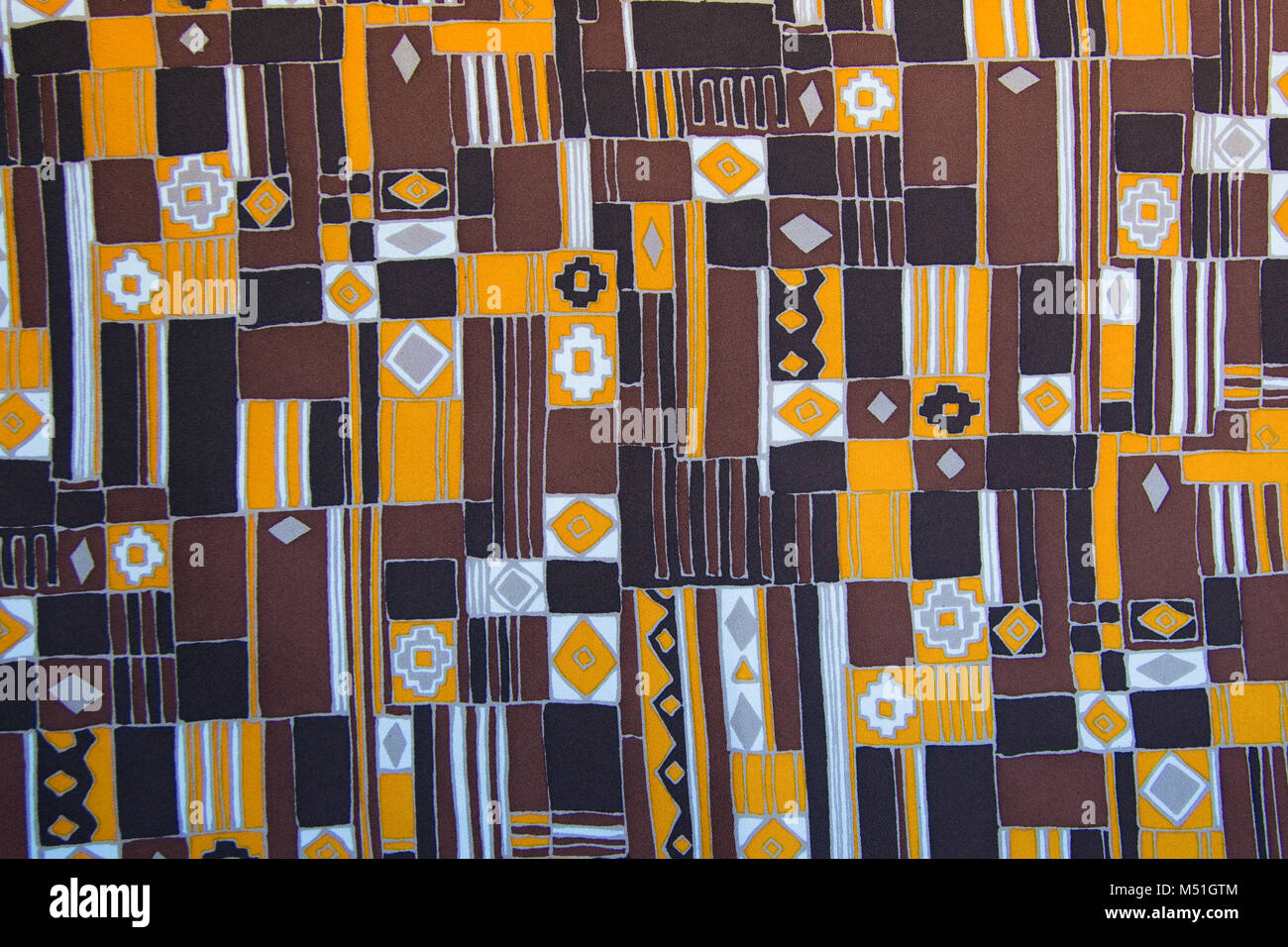 Detail of vintage fabric pattern Stock Photo - Alamy