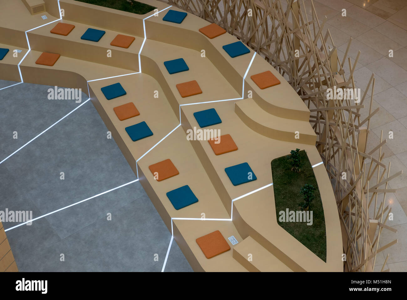 Modern Style Seating Arrangement for Seminar audience Stock Photo - Alamy