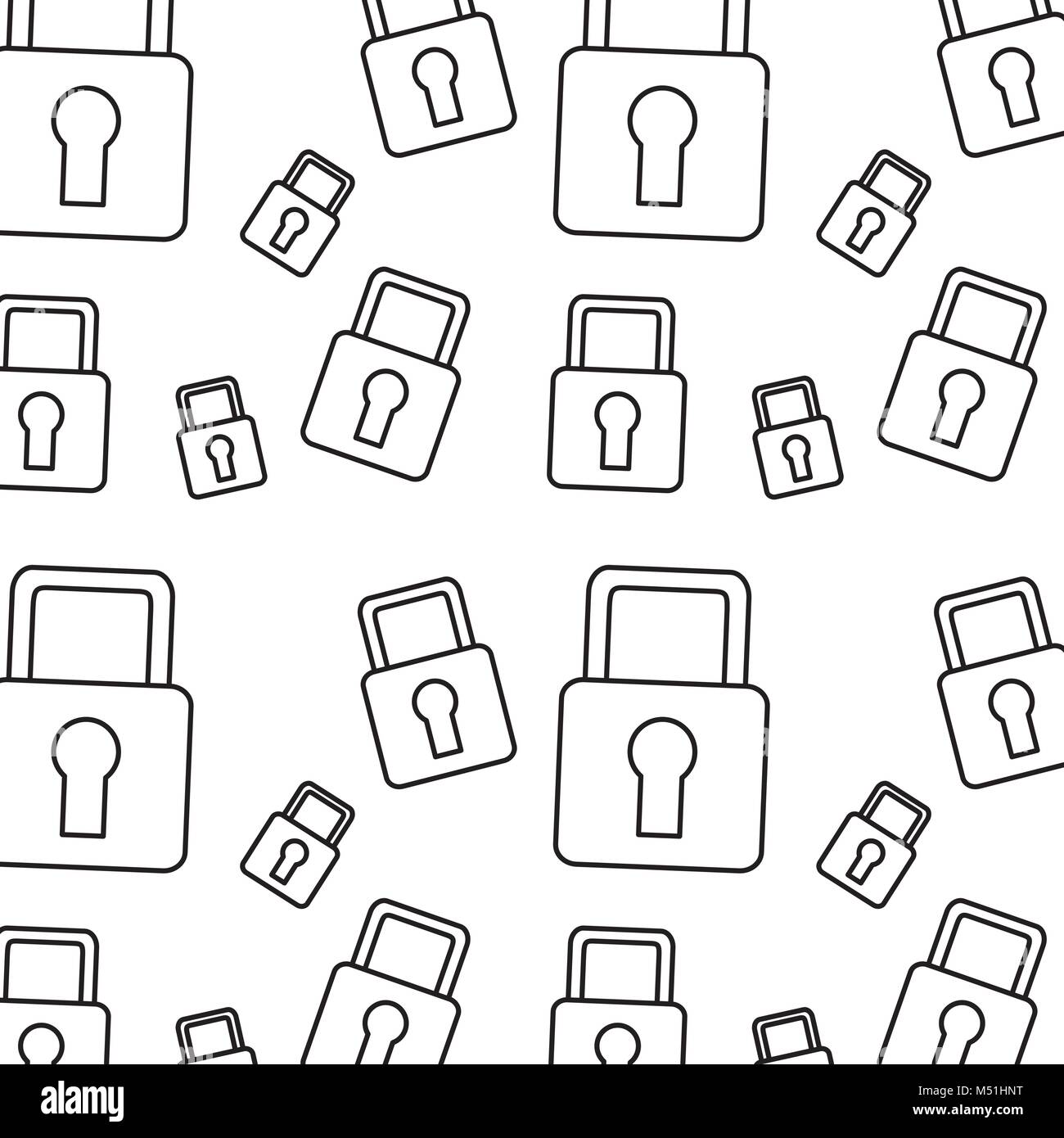 safety lock pattern image Stock Vector Image & Art - Alamy