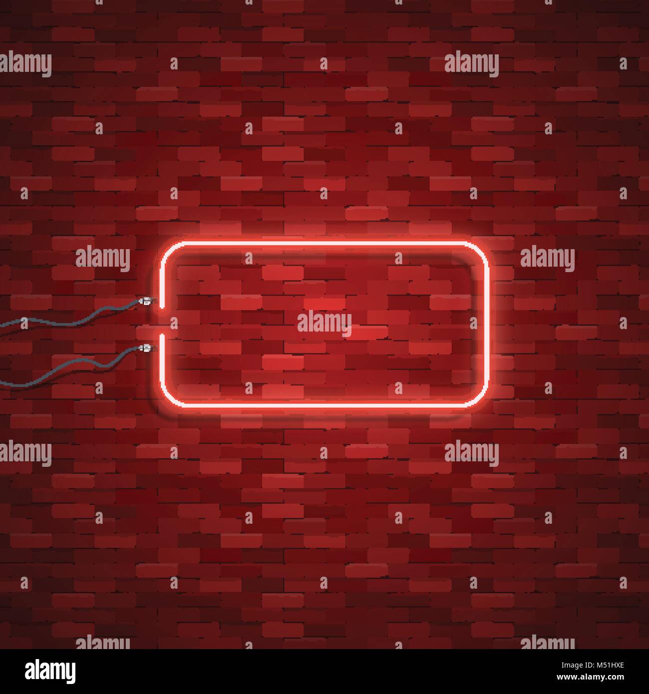 Blue abstract neon square shape Stock Vector Image & Art - Alamy