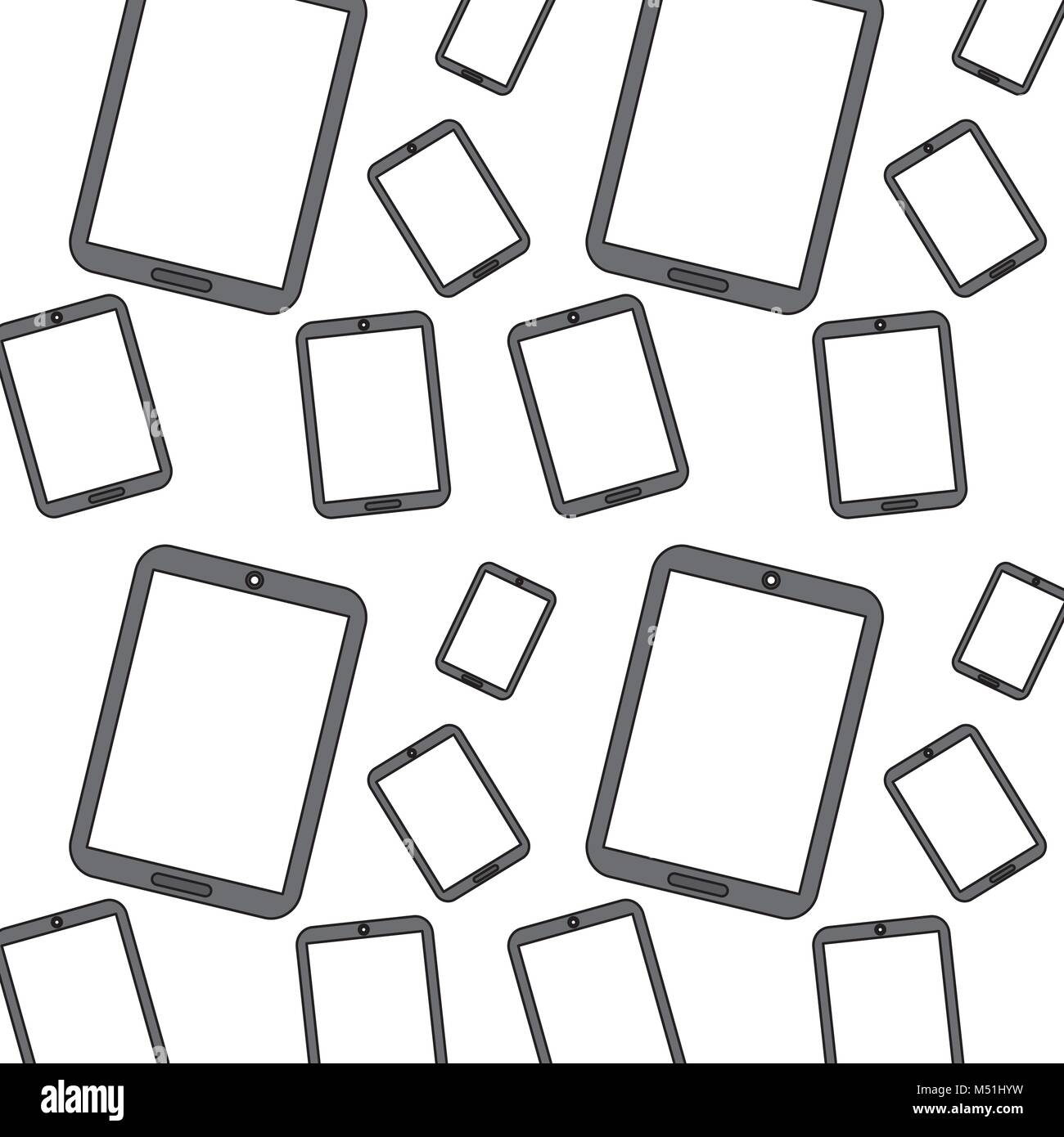 smartphone or tablet pattern image Stock Vector Image & Art - Alamy