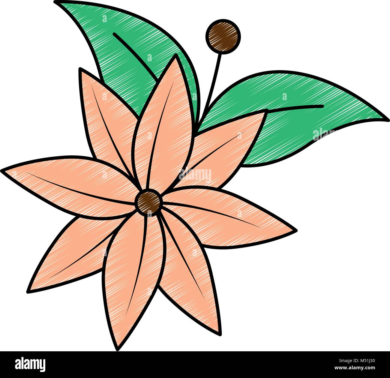 beautiful flower garden icon Stock Vector Image & Art - Alamy