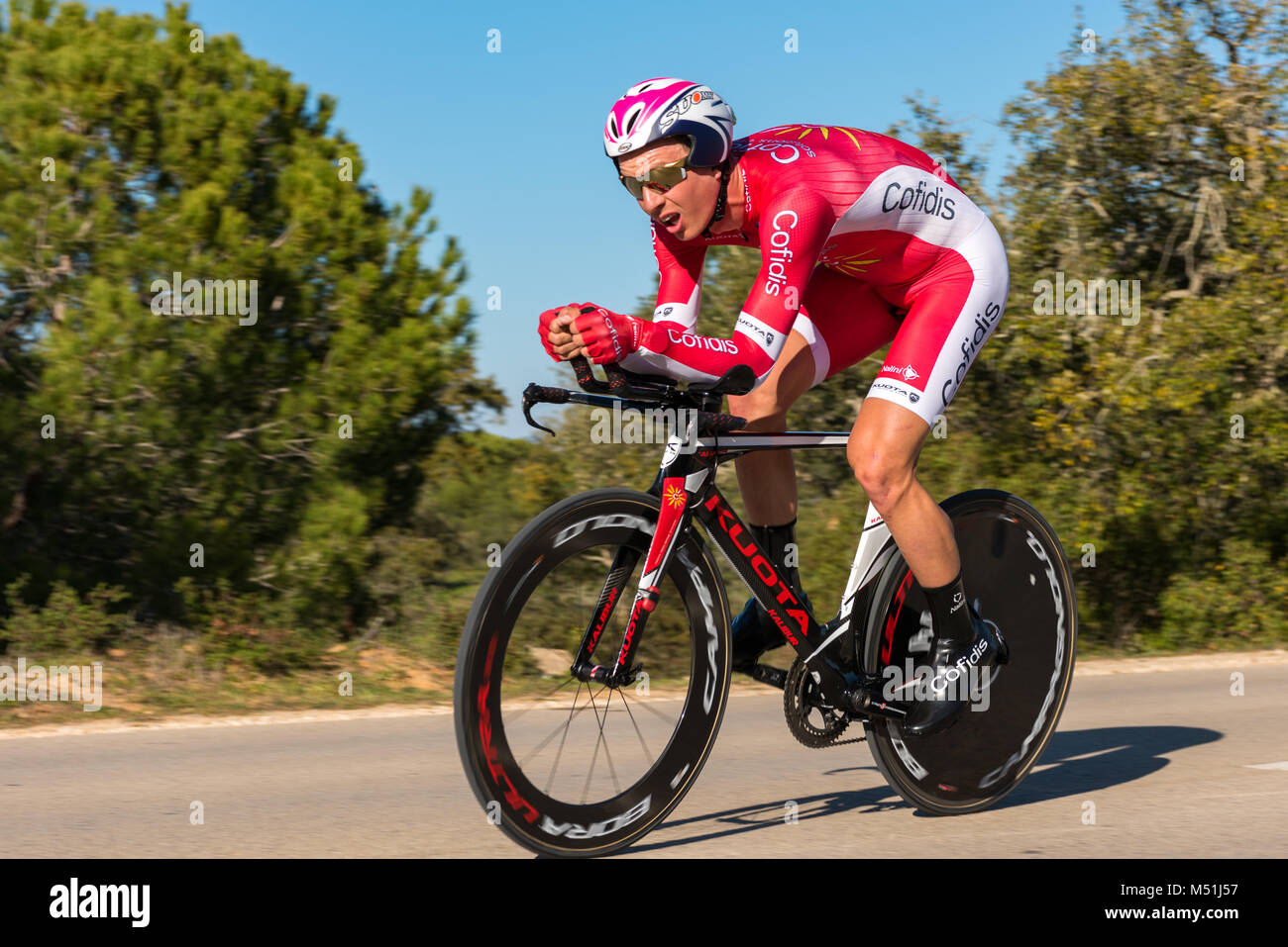 Dimitri Claeys (Cofidis Solutions Credits) on the Stage 3 Time Trial of ...