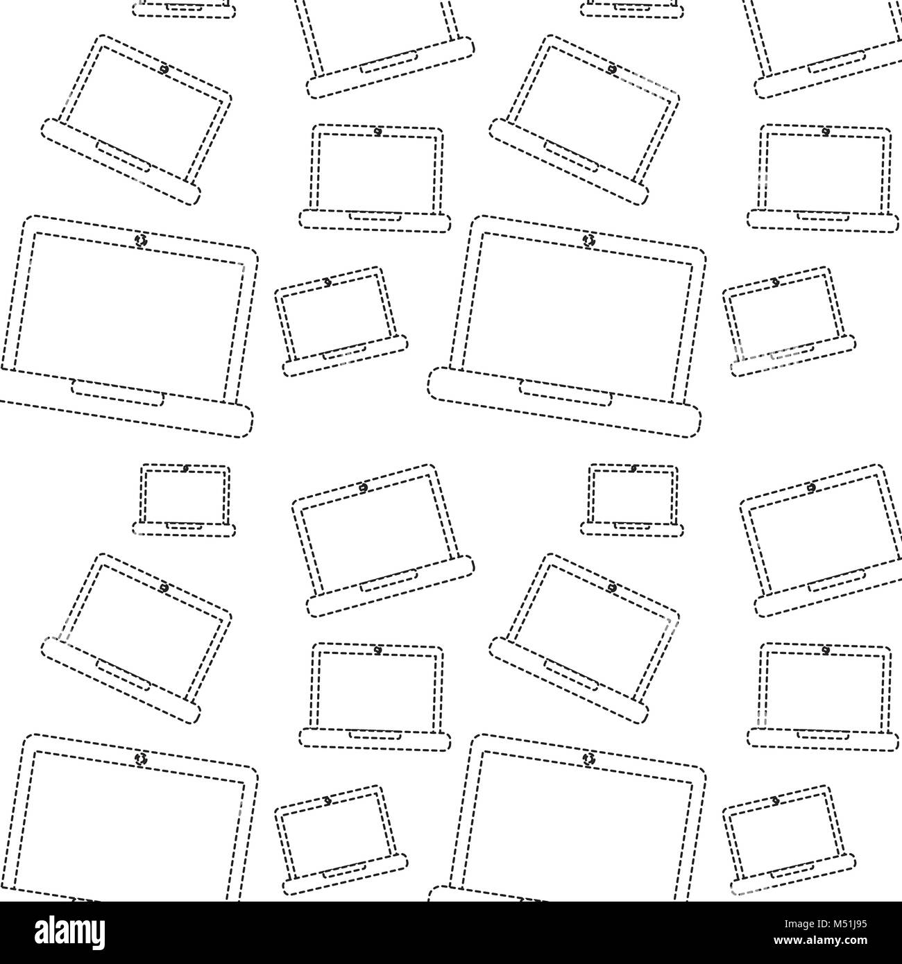 laptop computer pattern image Stock Vector Image & Art - Alamy