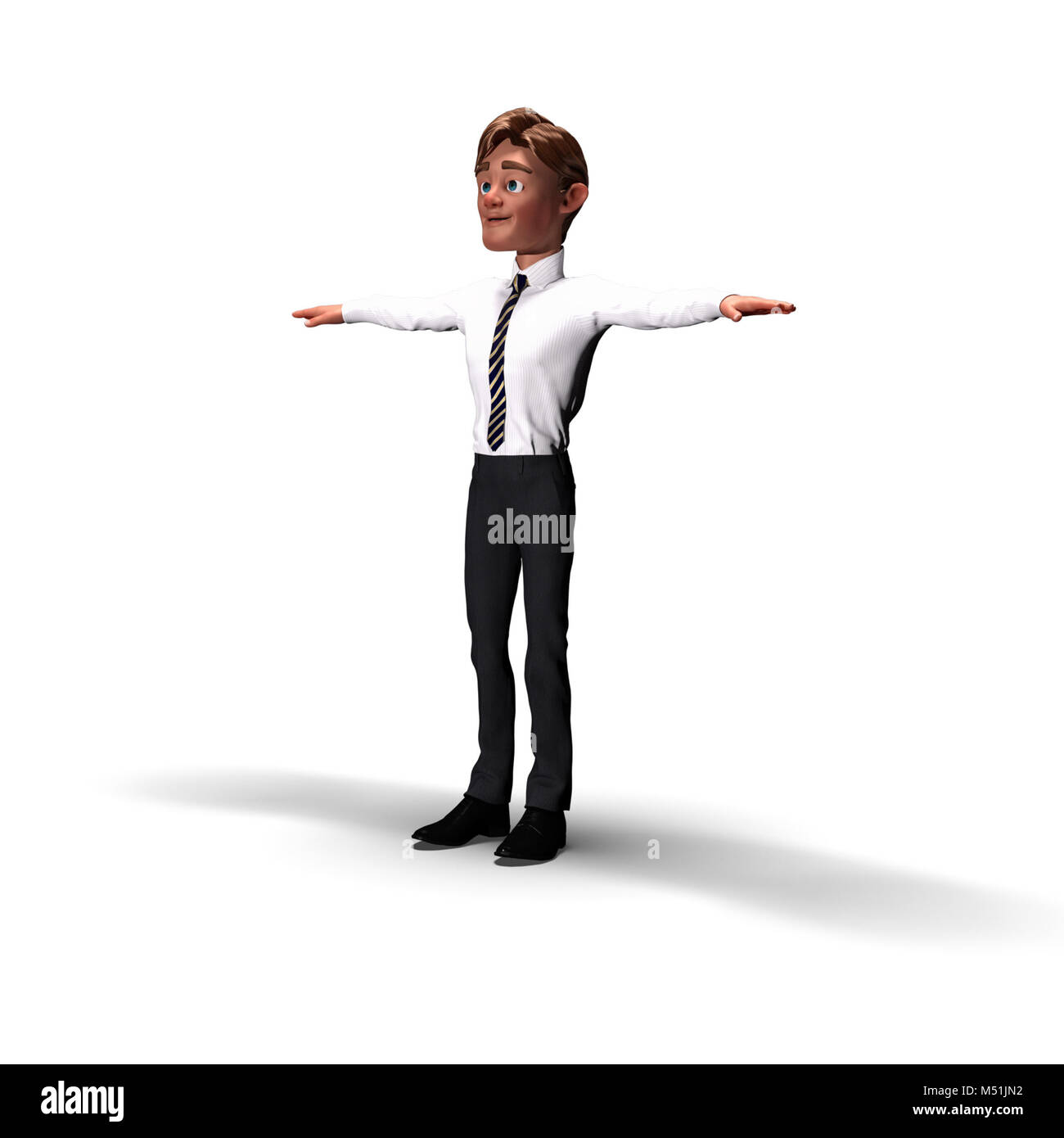 Cartoon character rendered in hi-res stock photography and images - Alamy