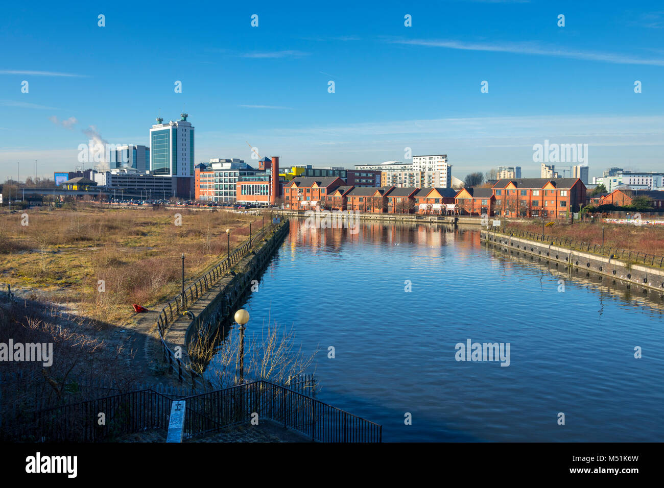 The Exchange Quay office blocks from the former Pomona Docks on the ...