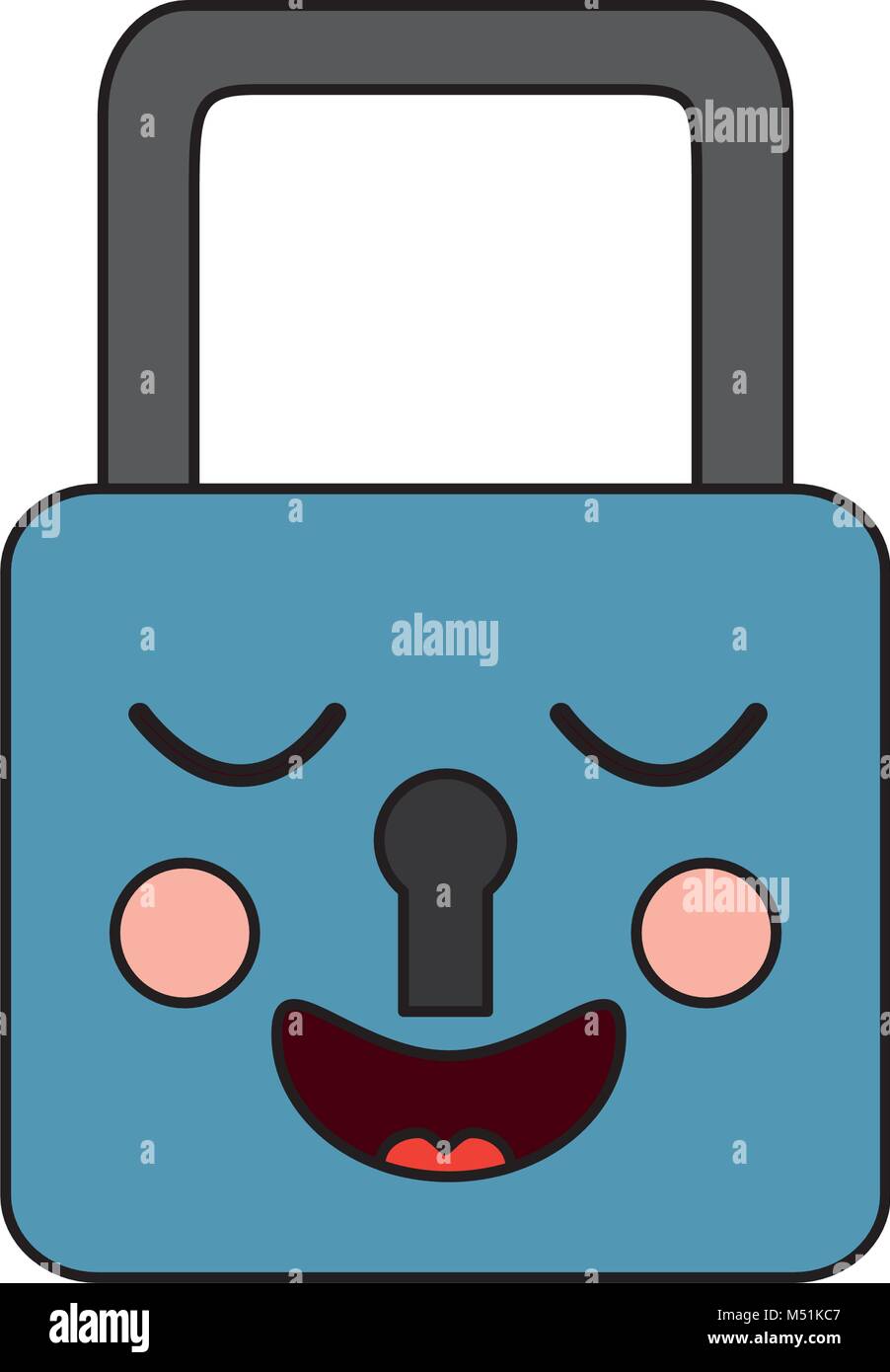 safety lock emoji icon image Stock Vector Image & Art - Alamy