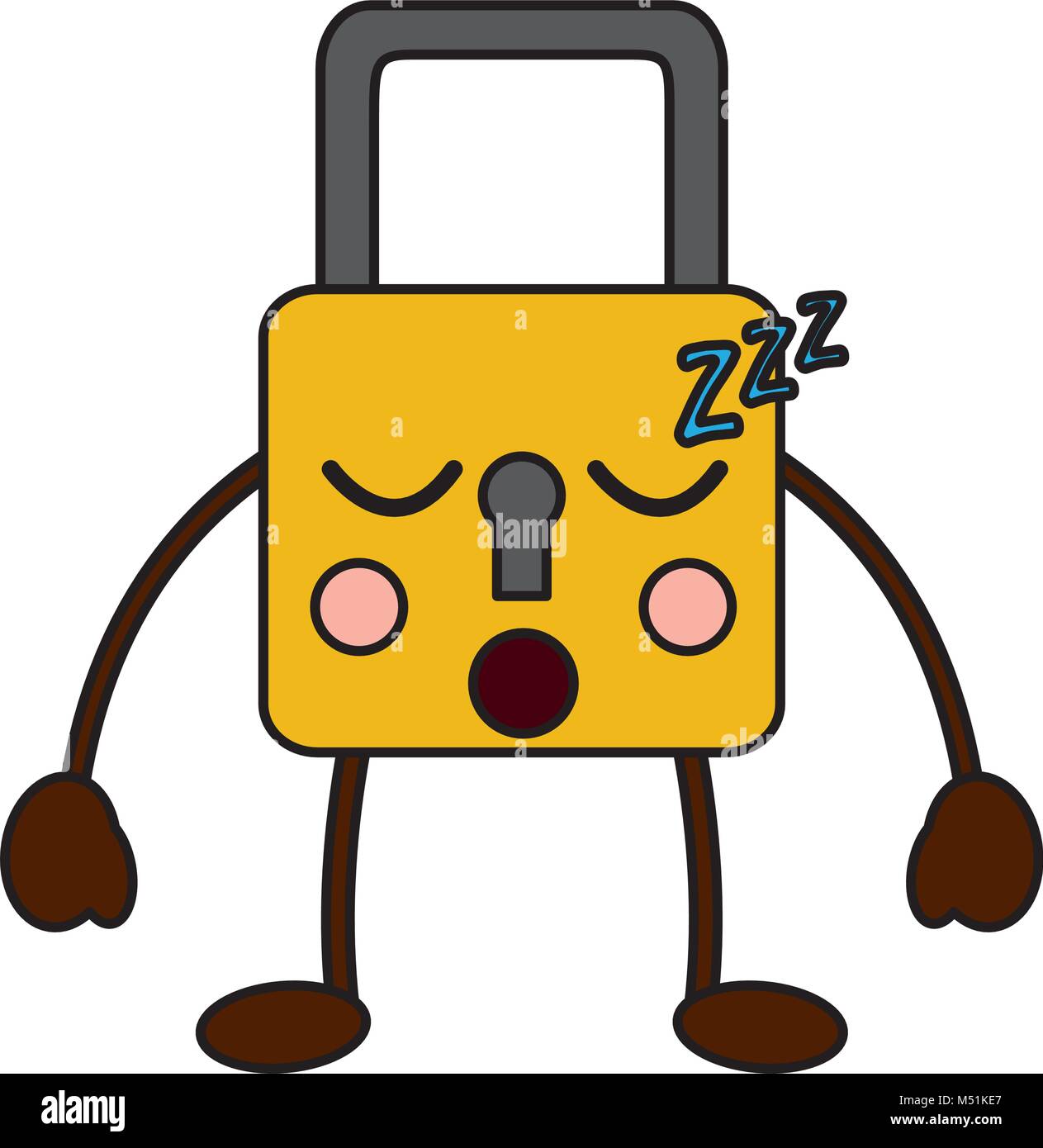 safety lock emoji icon image Stock Vector Image & Art - Alamy