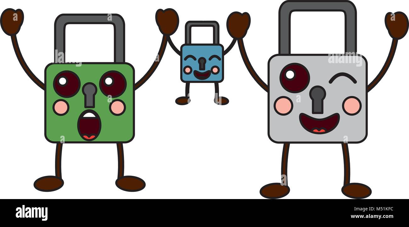 safety lock emoji icon image Stock Vector Image & Art - Alamy