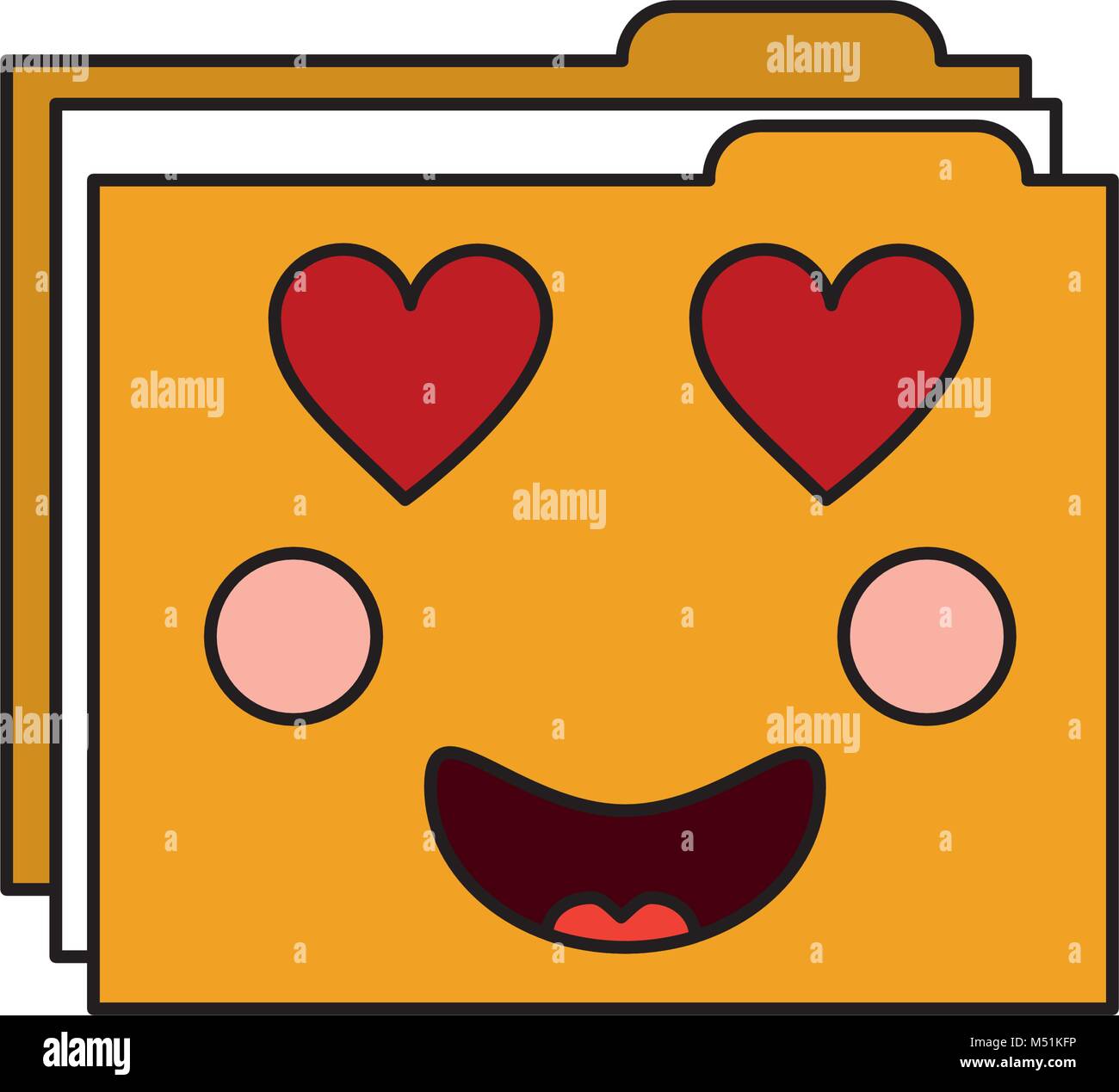 file folder emoji icon image Stock Vector Image & Art - Alamy