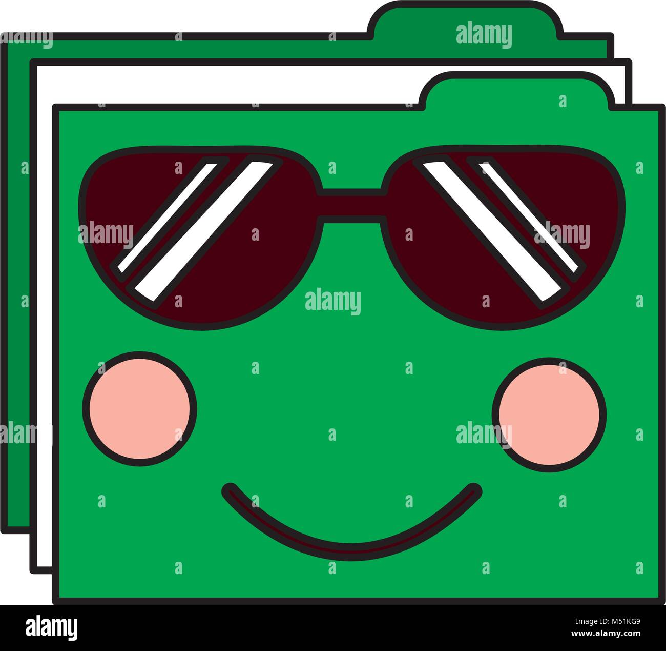 file folder emoji icon image Stock Vector Image & Art - Alamy