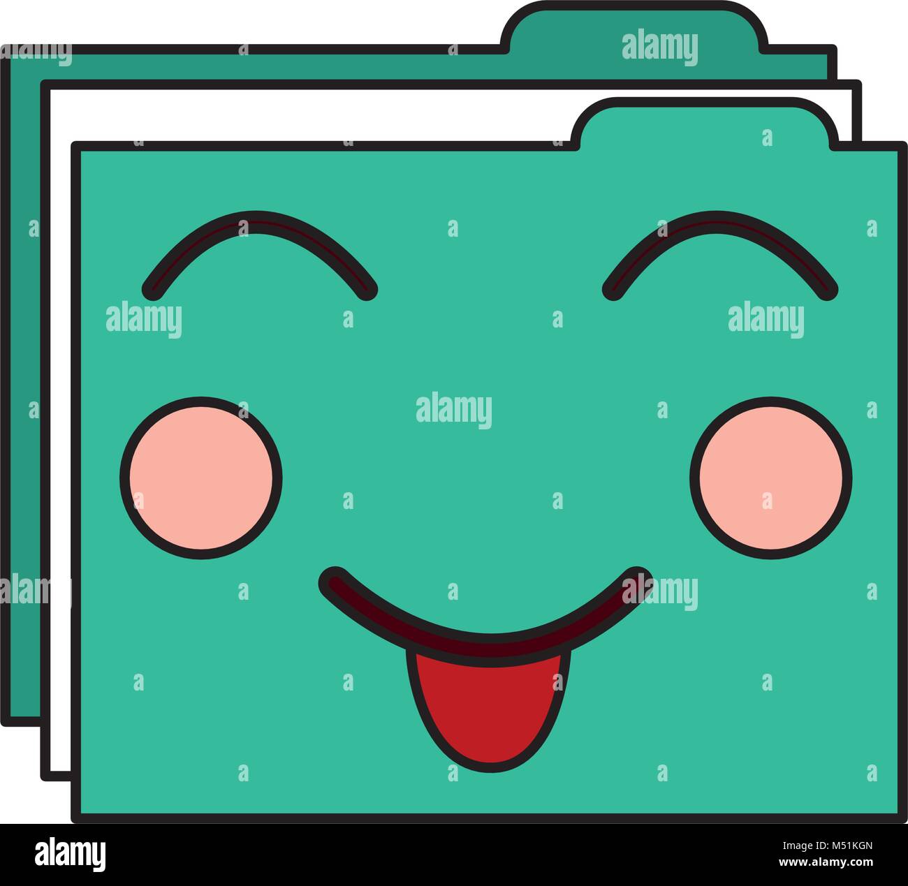file folder emoji icon image Stock Vector Image & Art - Alamy