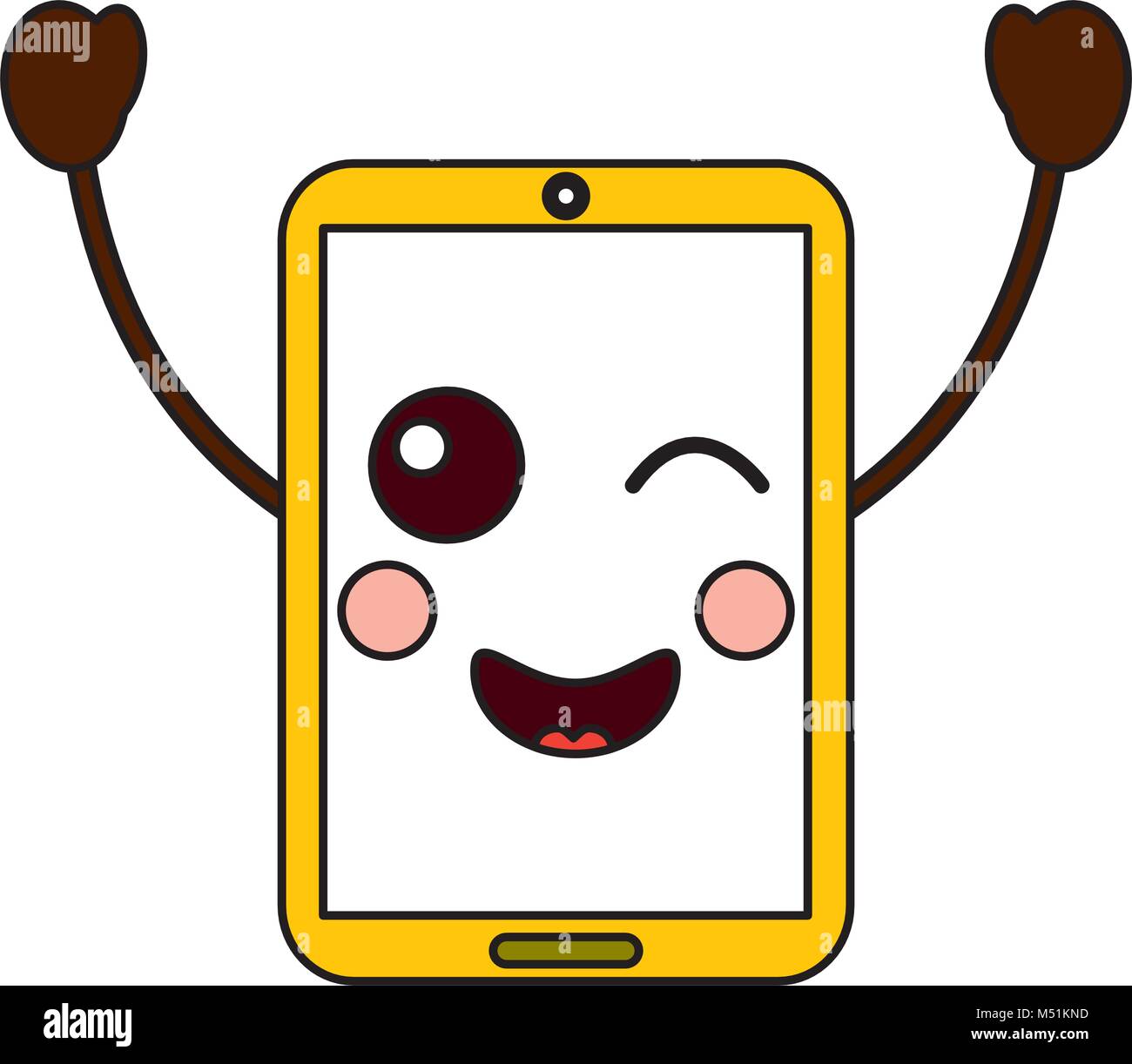 cellphone emoji icon image Stock Vector Image & Art - Alamy