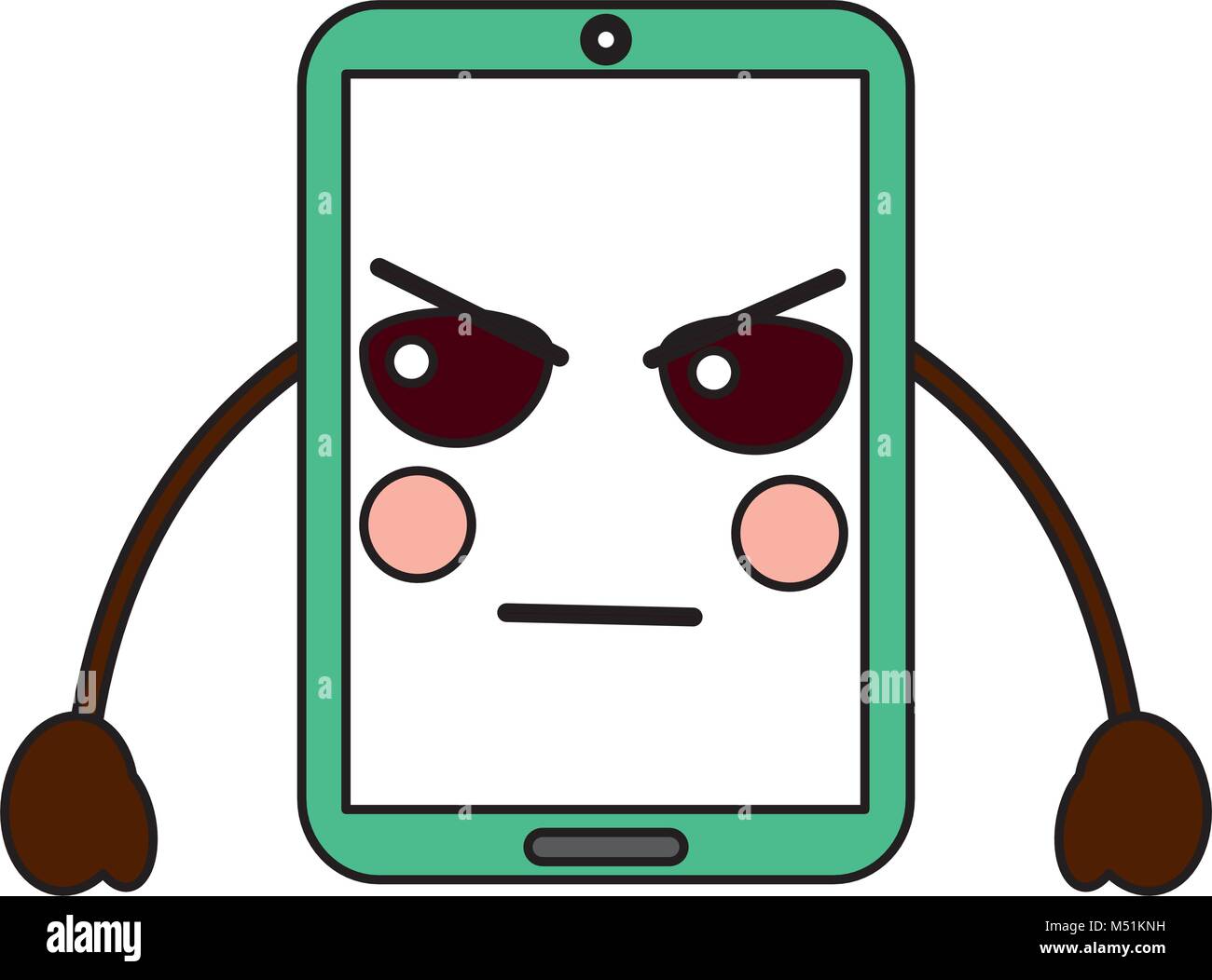 cellphone emoji icon image Stock Vector Image & Art - Alamy