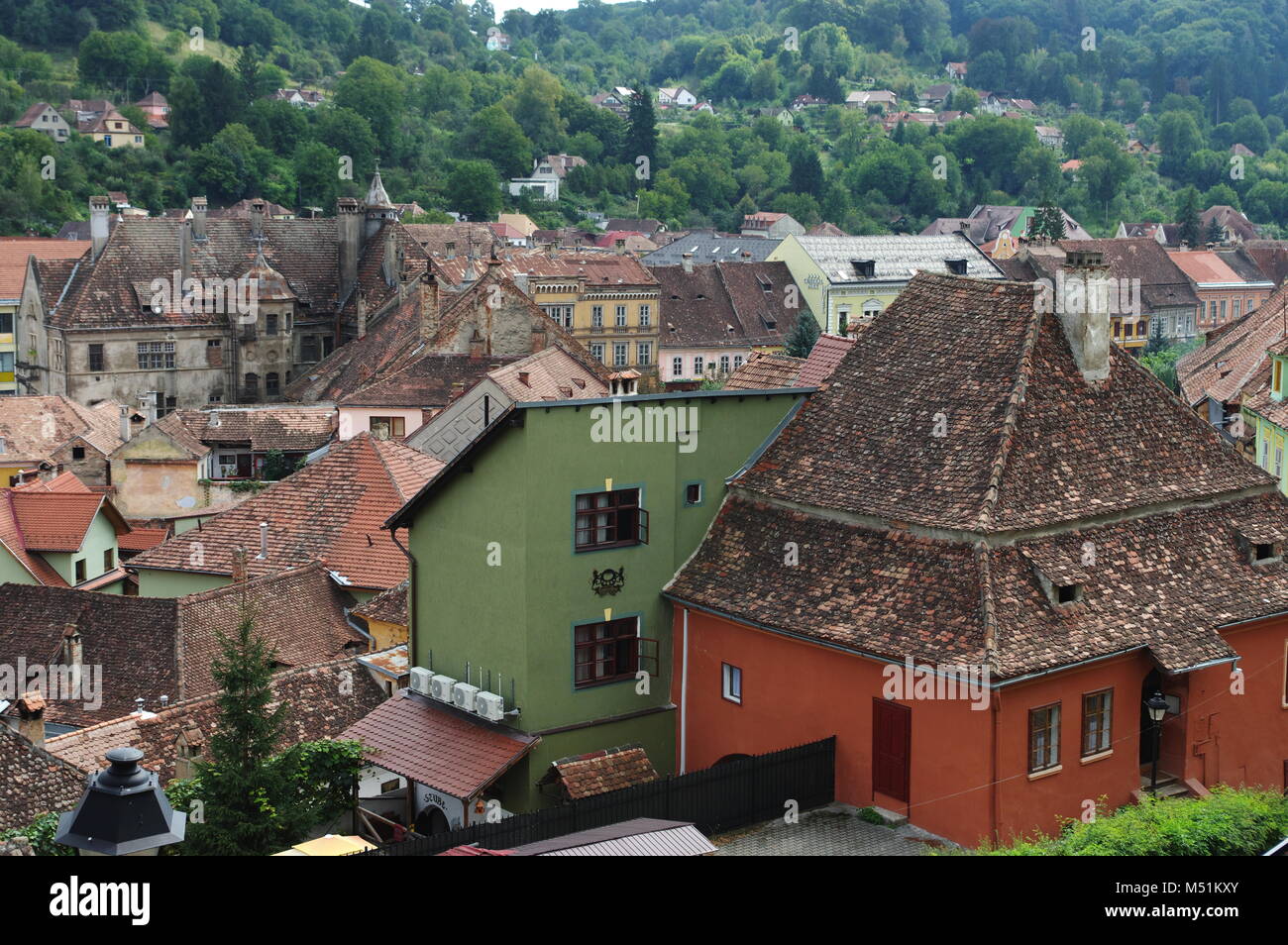 Part sighisoara medieval city hi-res stock photography and images - Alamy