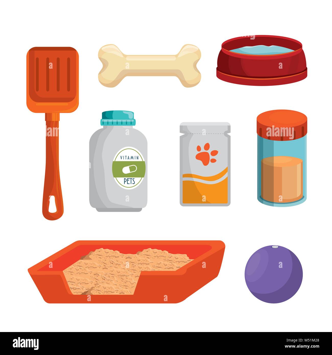 pet shop products set icons Stock Vector Image & Art - Alamy