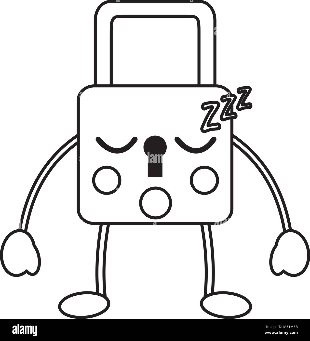 safety lock emoji icon image Stock Vector Image & Art - Alamy
