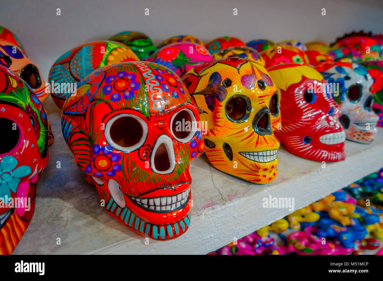 Mayan Skull Art
