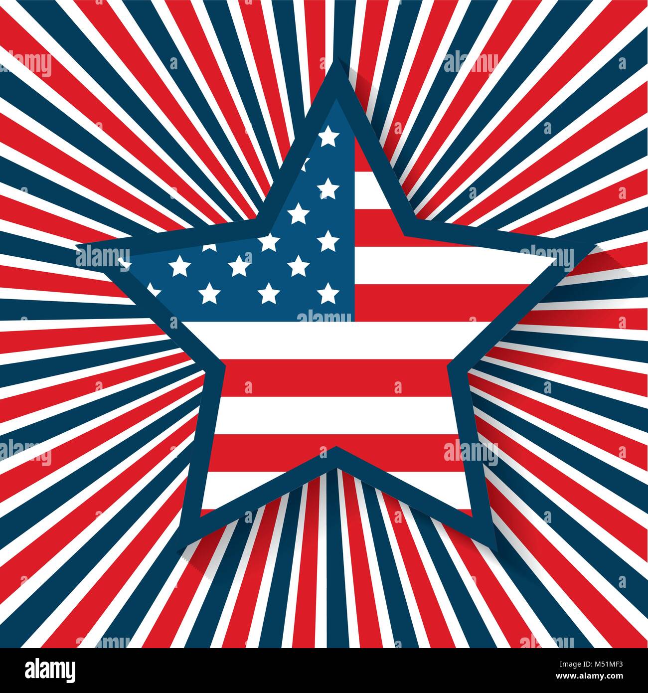 usa star emblem patriotic symbol Stock Vector Image & Art - Alamy