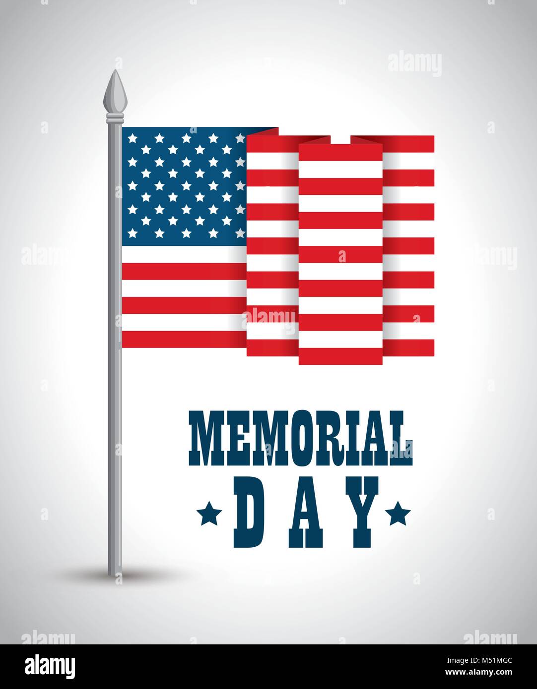 happy memorial day flag Stock Vector Image & Art - Alamy
