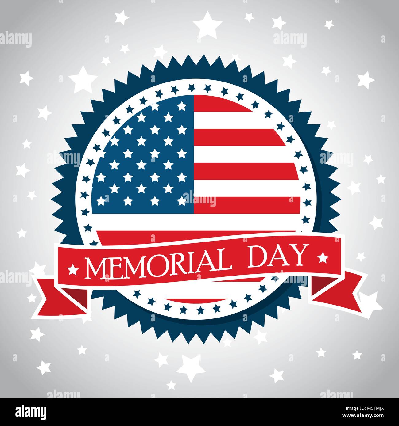 happy memorial day emblem Stock Vector Image & Art - Alamy