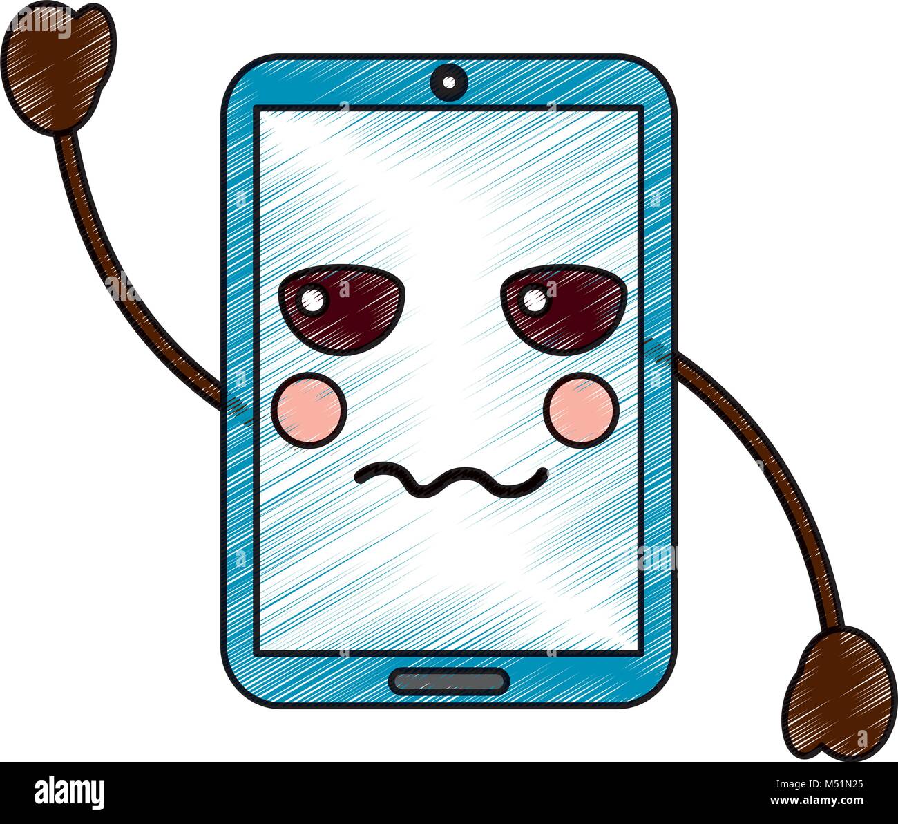 cellphone angry emoji icon image Stock Vector Image & Art - Alamy