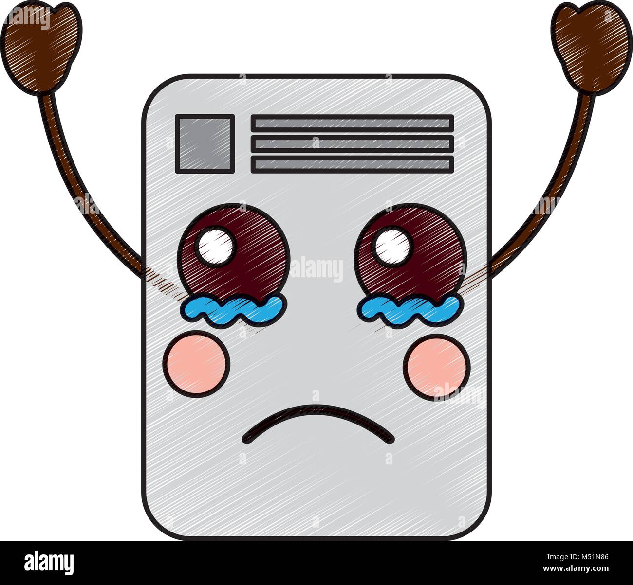 document sad emoji icon image Stock Vector Image & Art - Alamy