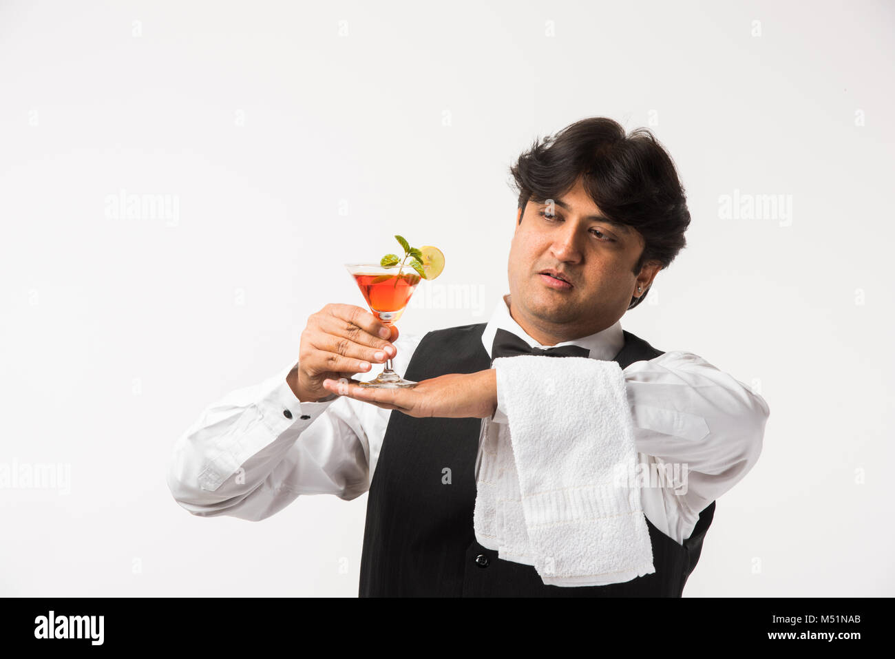 Indian restaurant waiter hi-res stock photography and images - Alamy