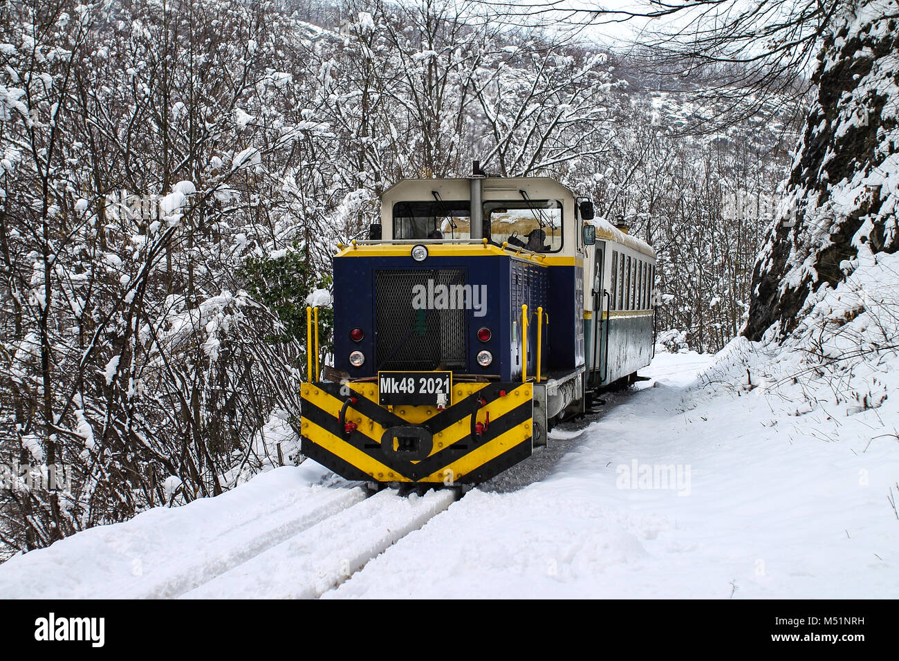 Railway locomotive winter scenery hi-res stock photography and images ...
