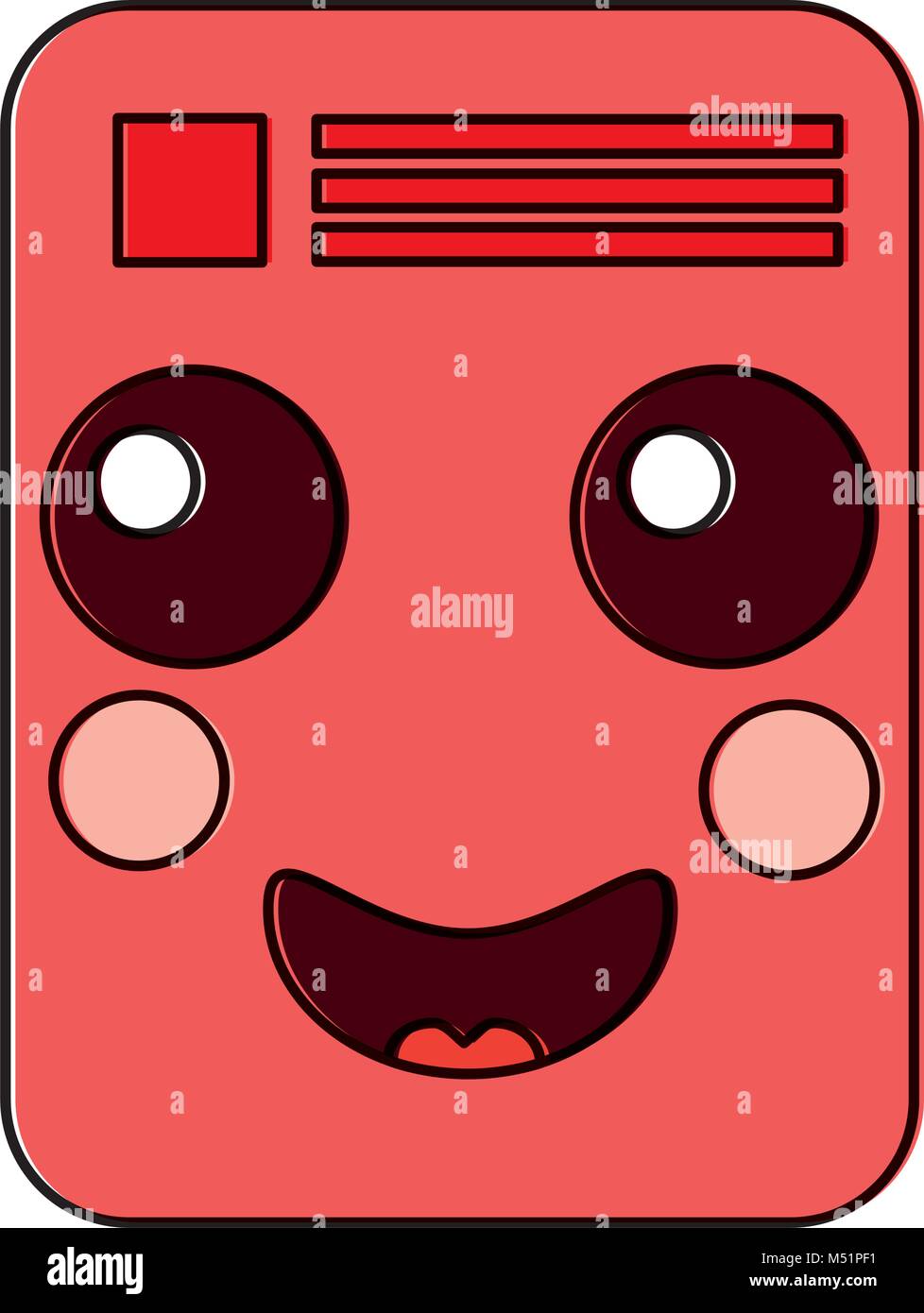 document happy emoji icon image Stock Vector Image & Art - Alamy