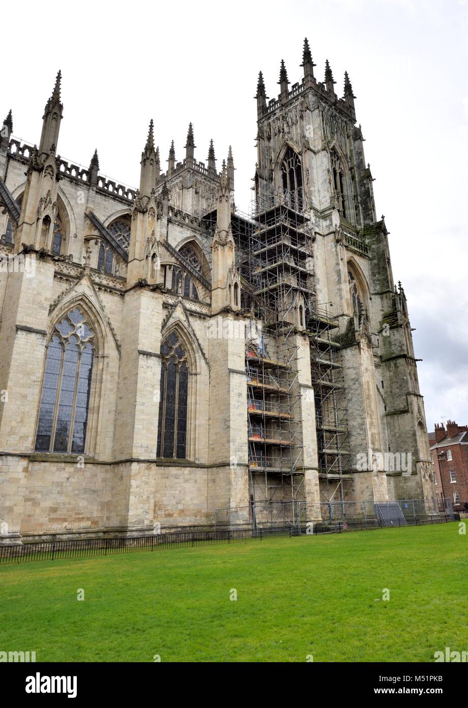 York Minster restoration,North Yorkshire England uK Stock Photo - Alamy