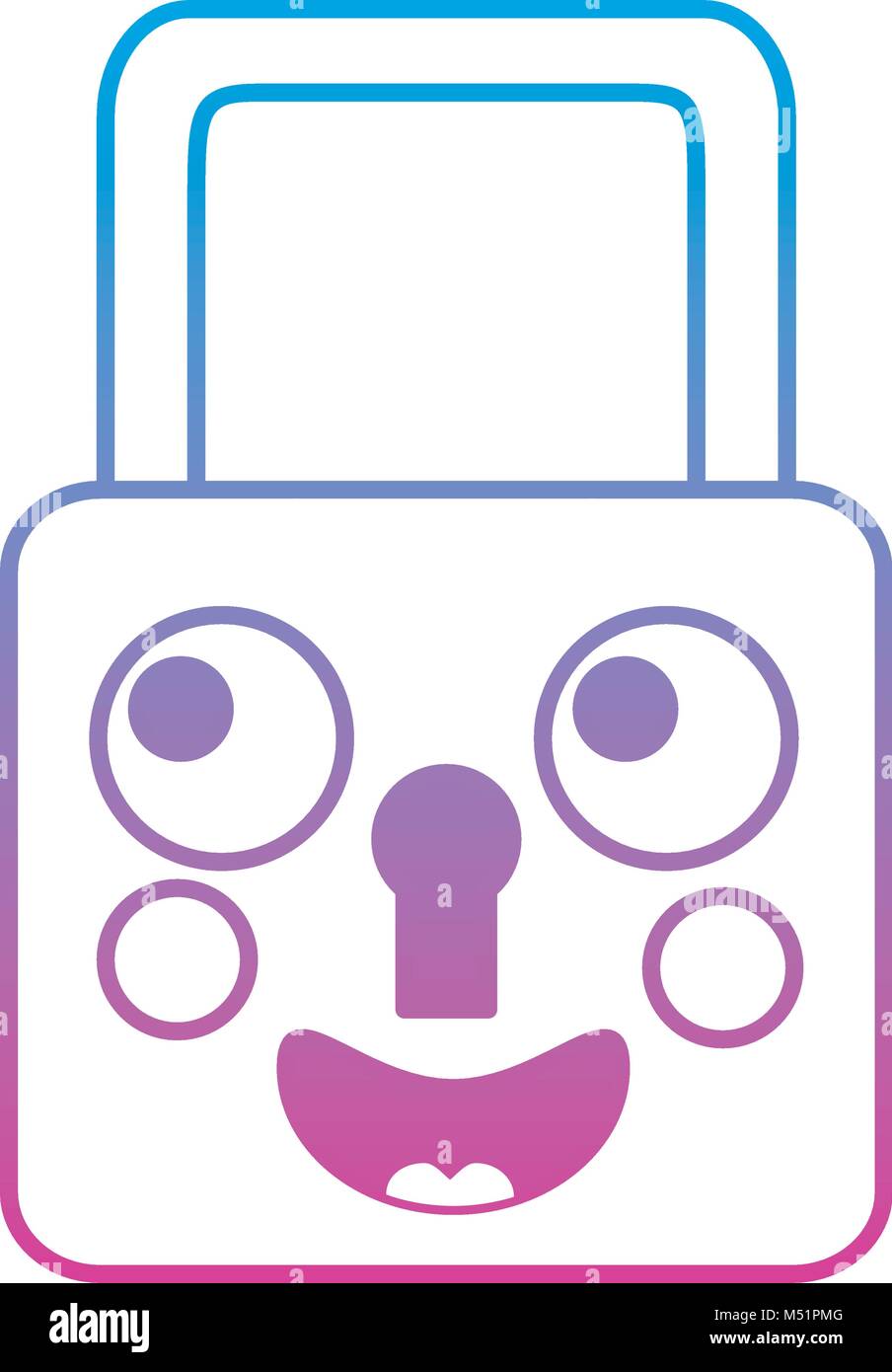 safety lock happy emoji icon image Stock Vector Image & Art - Alamy