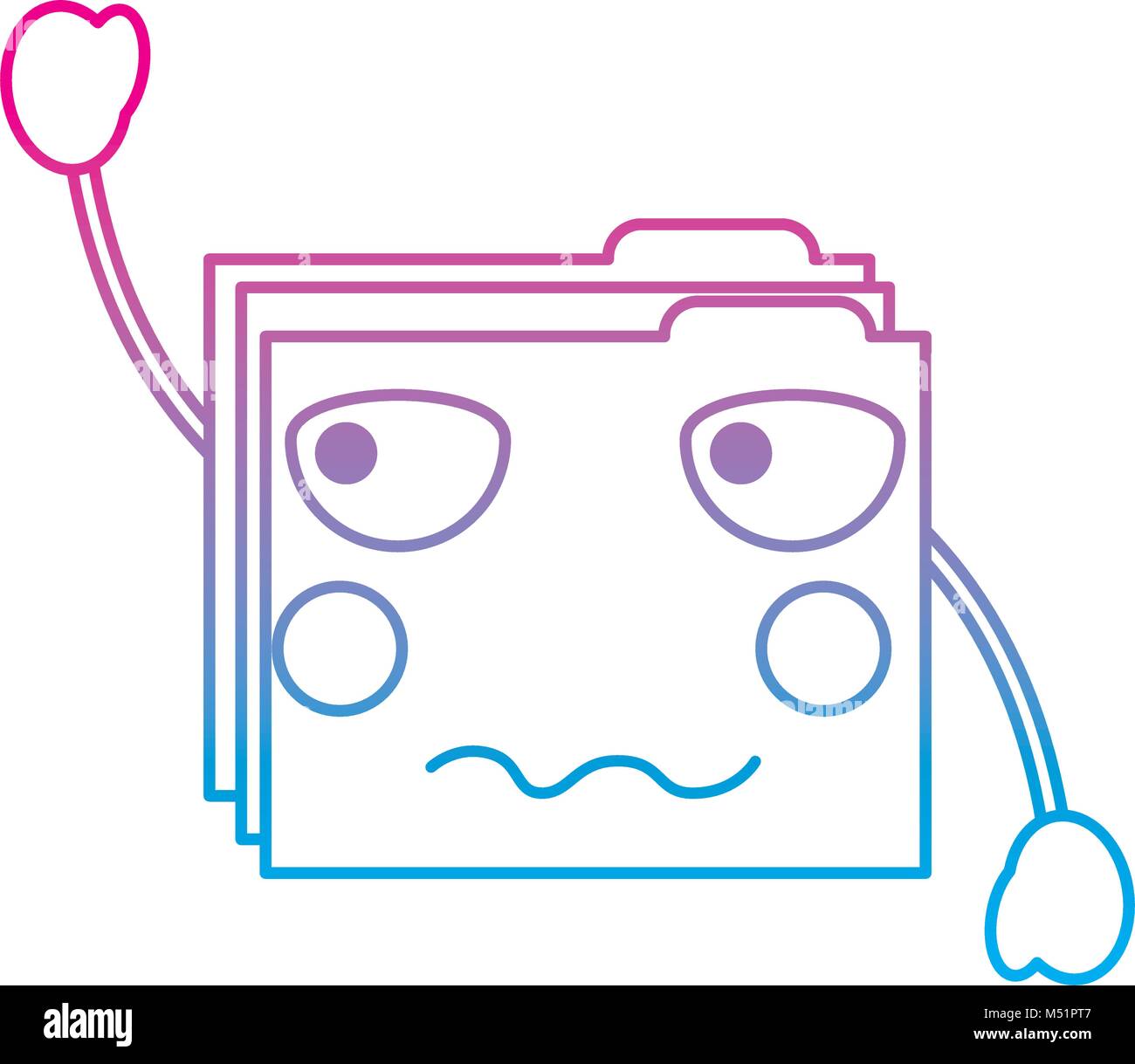 file folder angry emoji icon image Stock Vector Image & Art - Alamy