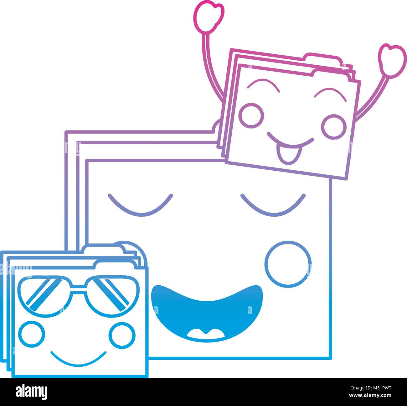 file folders emoji icon image Stock Vector Image & Art - Alamy