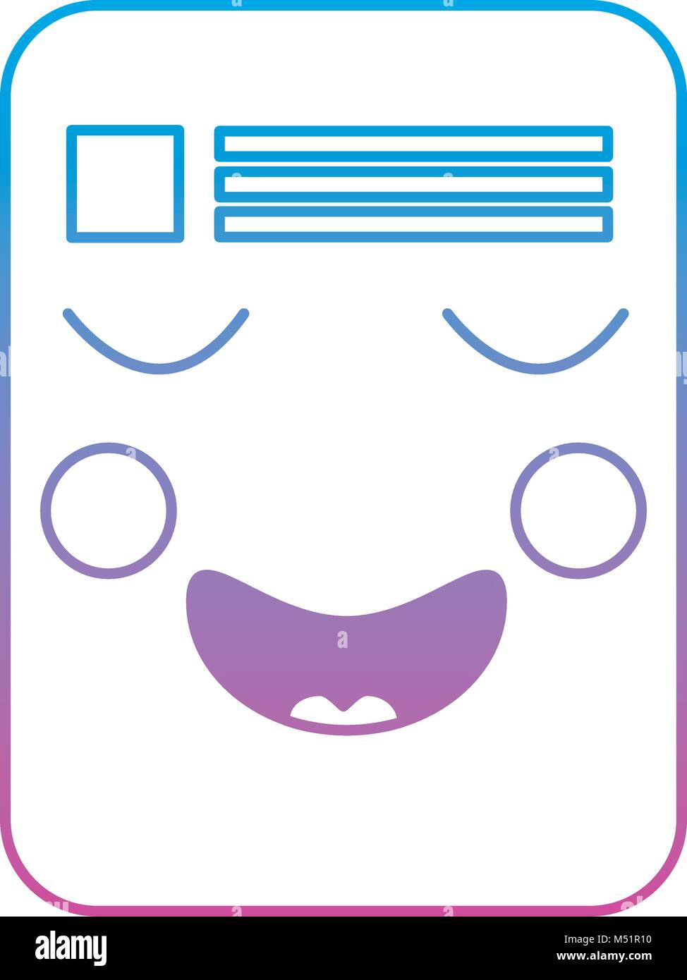document happy emoji icon image Stock Vector Image & Art - Alamy