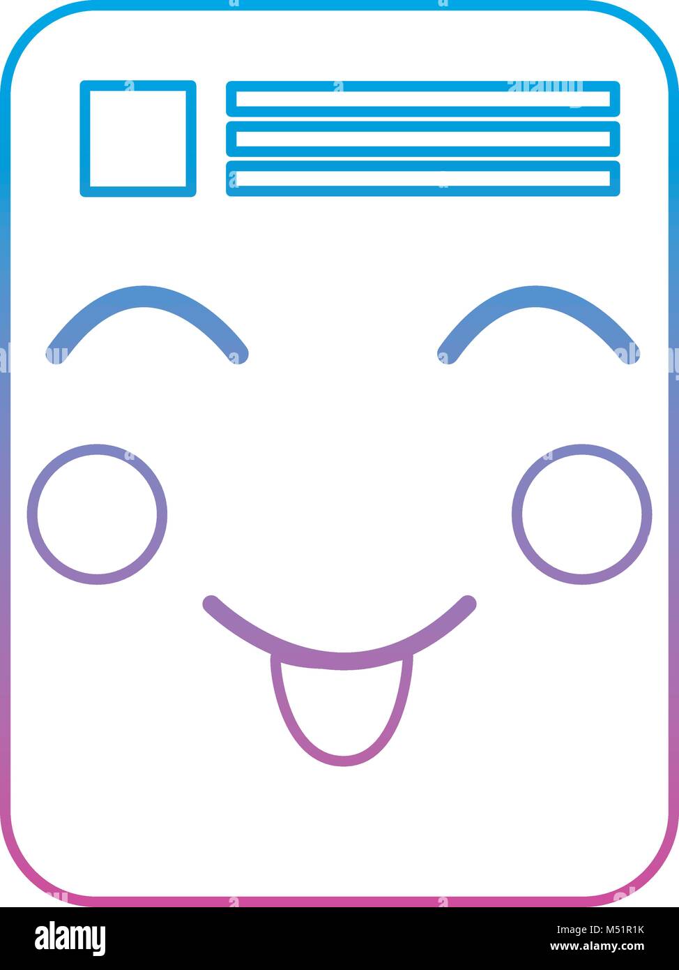 document happy emoji icon image Stock Vector Image & Art - Alamy