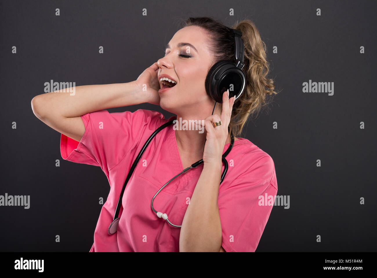 Singing nurse hi-res stock photography and images - Alamy